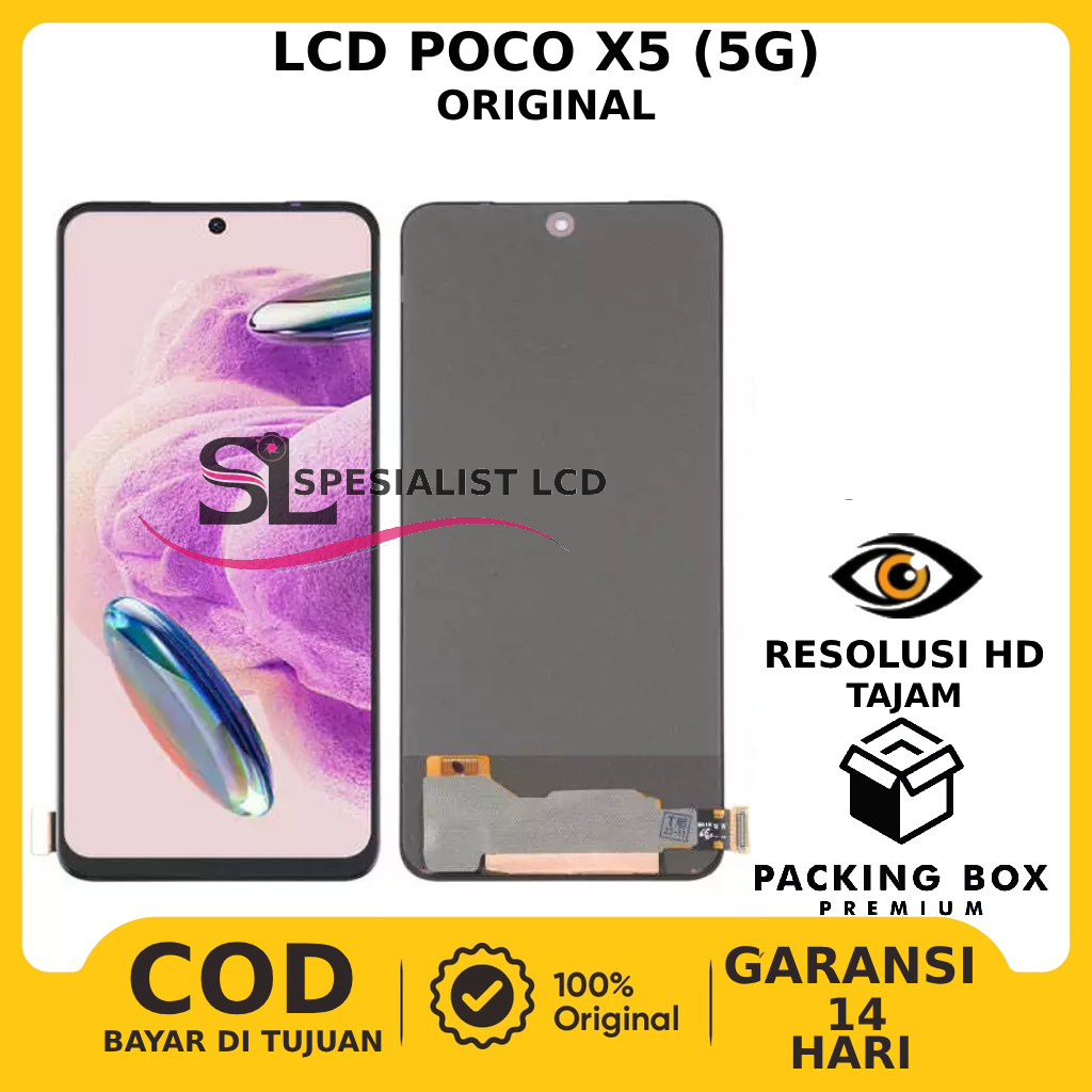Jual LCD TOUCHSCREEN POCO X5 5G ORIGINAL FULLSET GARANSI FREE PACKING ...