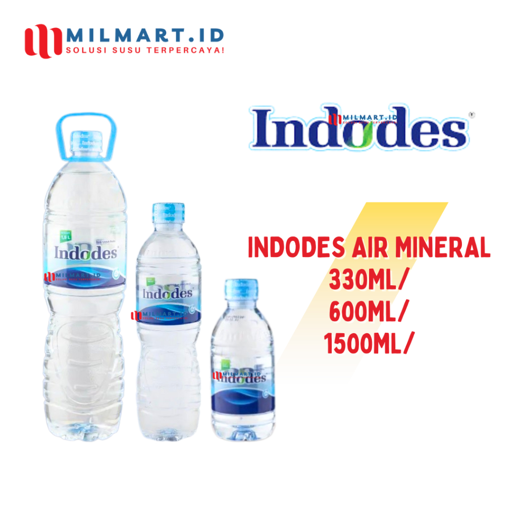 Jual INDODES AIR MINERAL WATER 330ML/600ML/1500ML AIR MINUM BOTOL ...