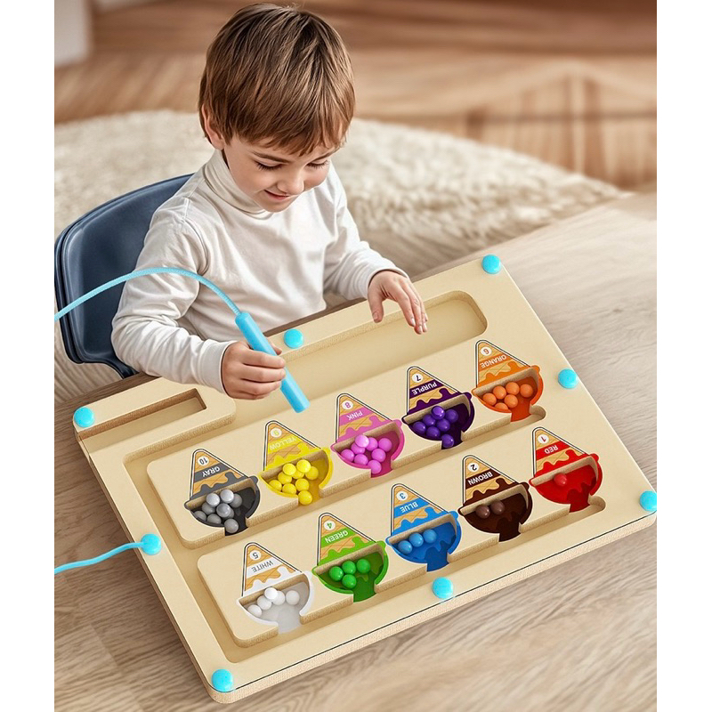 Jual Magnetic Color Classification Game/Mainan Membedakan Warna/Mainan ...