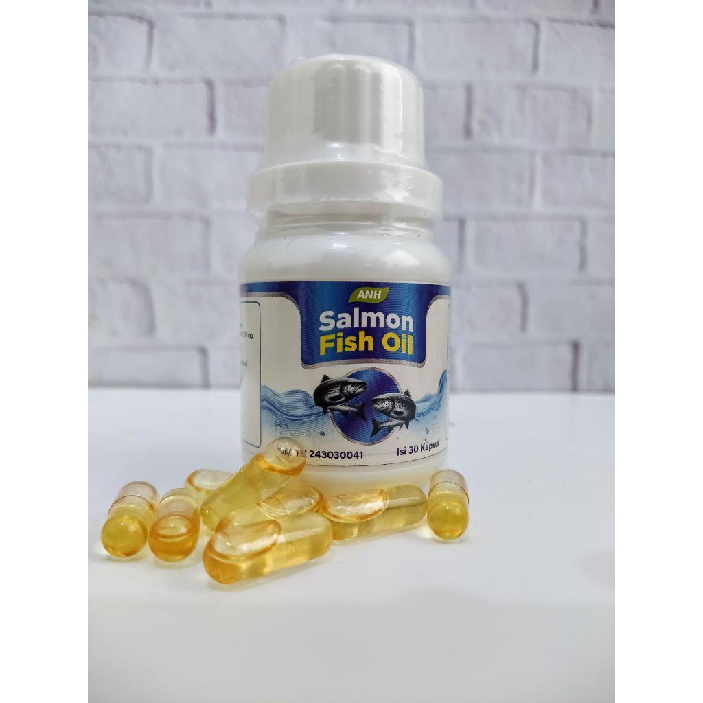 Jual Salmon Fish Oil ANH minyak ikan salmon Isi 30 Kapsul | Shopee ...