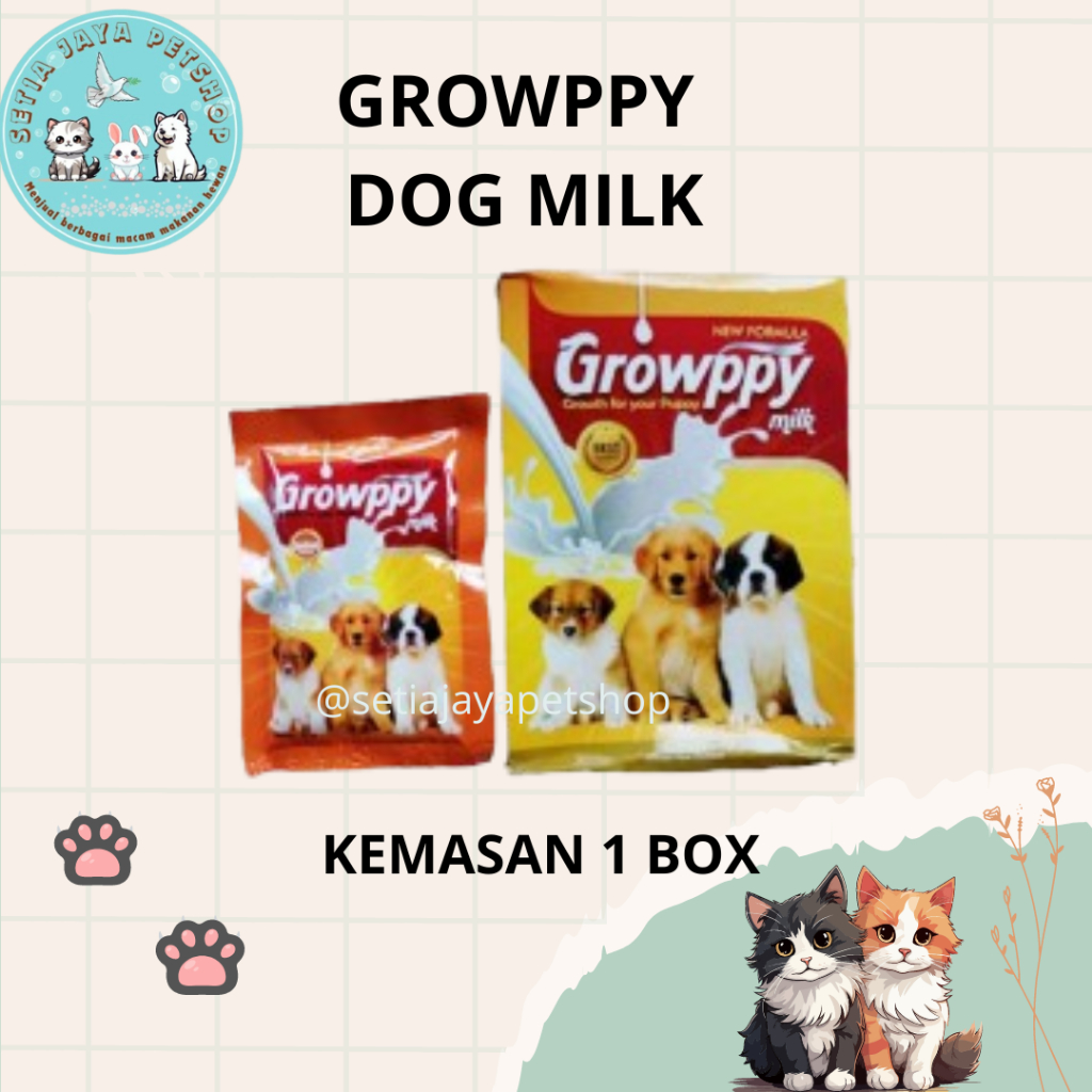 Jual GROWPPY DOG MILK (BOX) | Shopee Indonesia