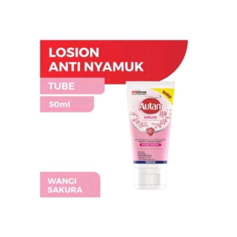 Jual Autan Sakura Tube 50ml / Lotion Anti Nyamuk / Sakura | Shopee ...