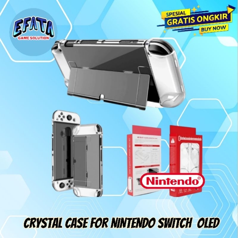 Jual Crystal Case Nintendo Switch Oled Casing Mica Nintendo Switch ...