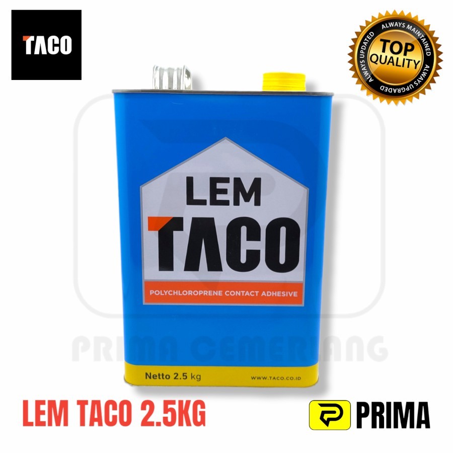 Jual TACO LEM HPL / EDGING / LEM KUNING SERBAGUNA / LEM VINYL 2.5 KG ...