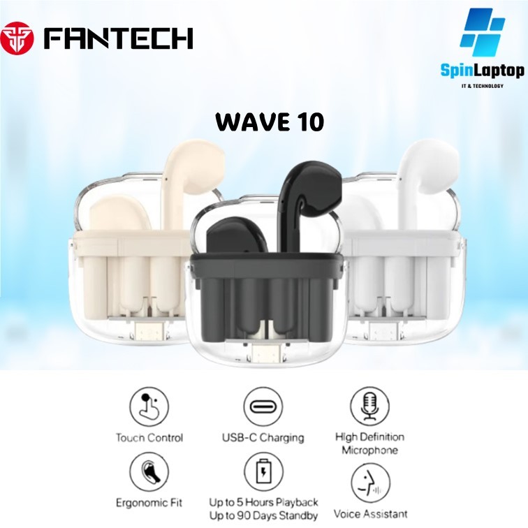 Jual FANTECH WAVE 10 TW10 | TWS Bluetooth Earbuds with Microphone ...