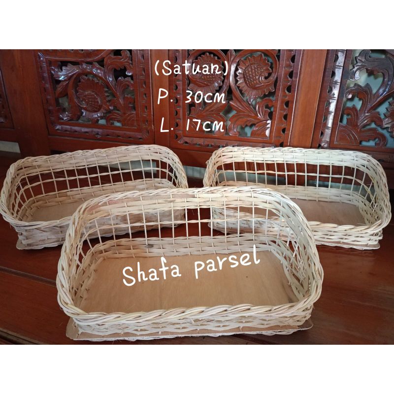 Jual Keranjang rotan kotak sandaran (Satuan) diameter panjang 30cm ...