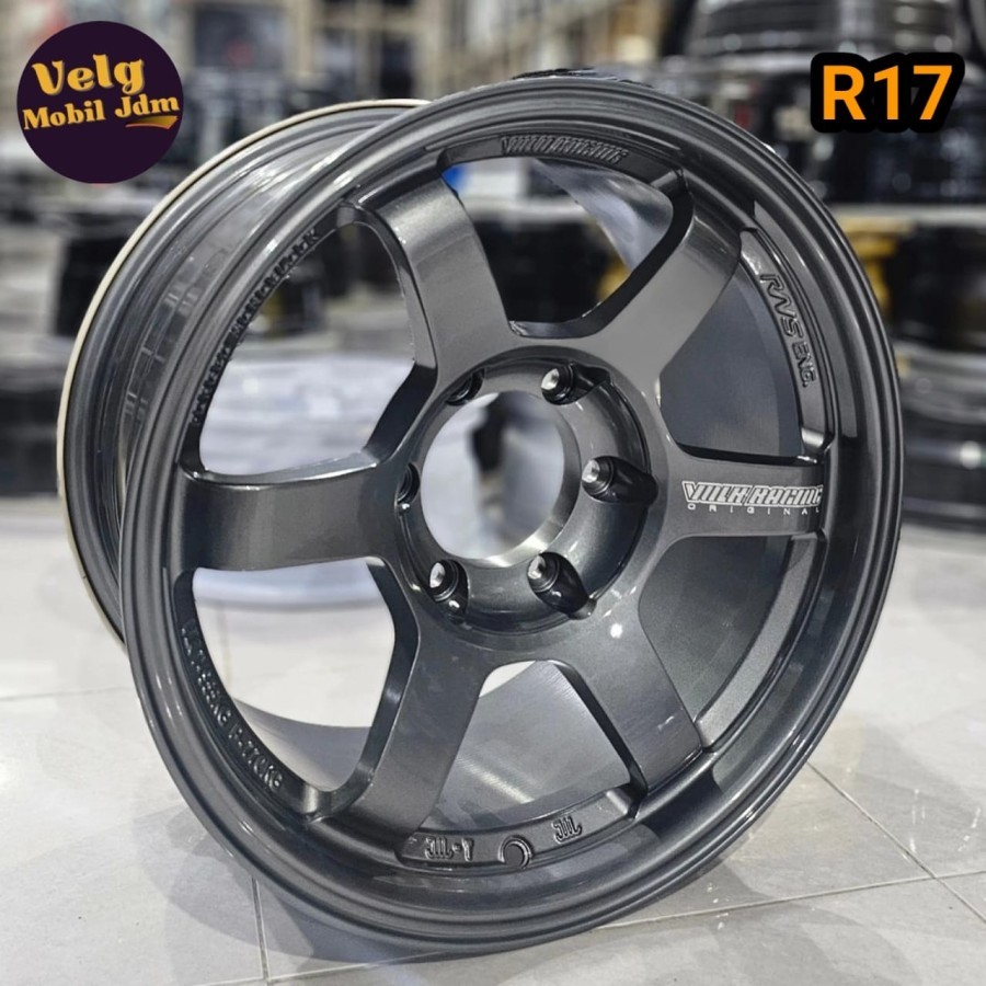 Jual velg mobil r17 TE37 PROGRESSIVE ET 12 velg ring 17 lebar 9 pajero triton fortuner hilux ...