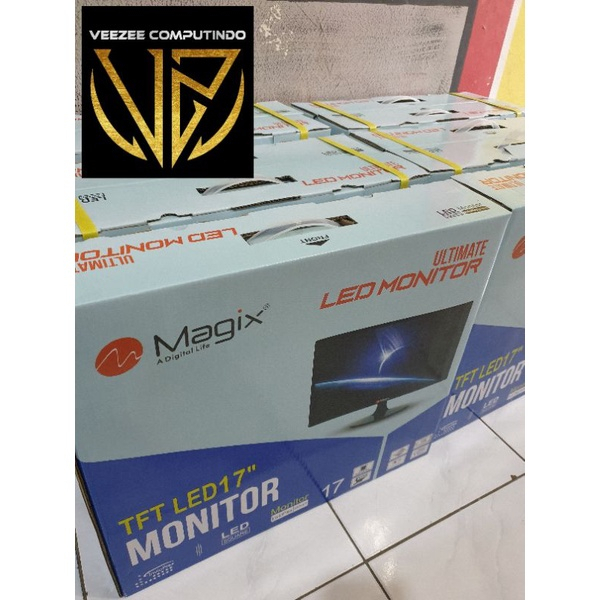 Jual Monitor Magix 17 inch Ultimate LED Monitor Komputer PC | Shopee ...