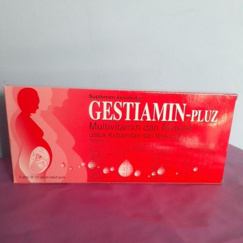 Jual GESTIAMIN- PLUS (MULTIVITAMIN DAN MINERAL UNTUK KEHAMILAN DAN ...