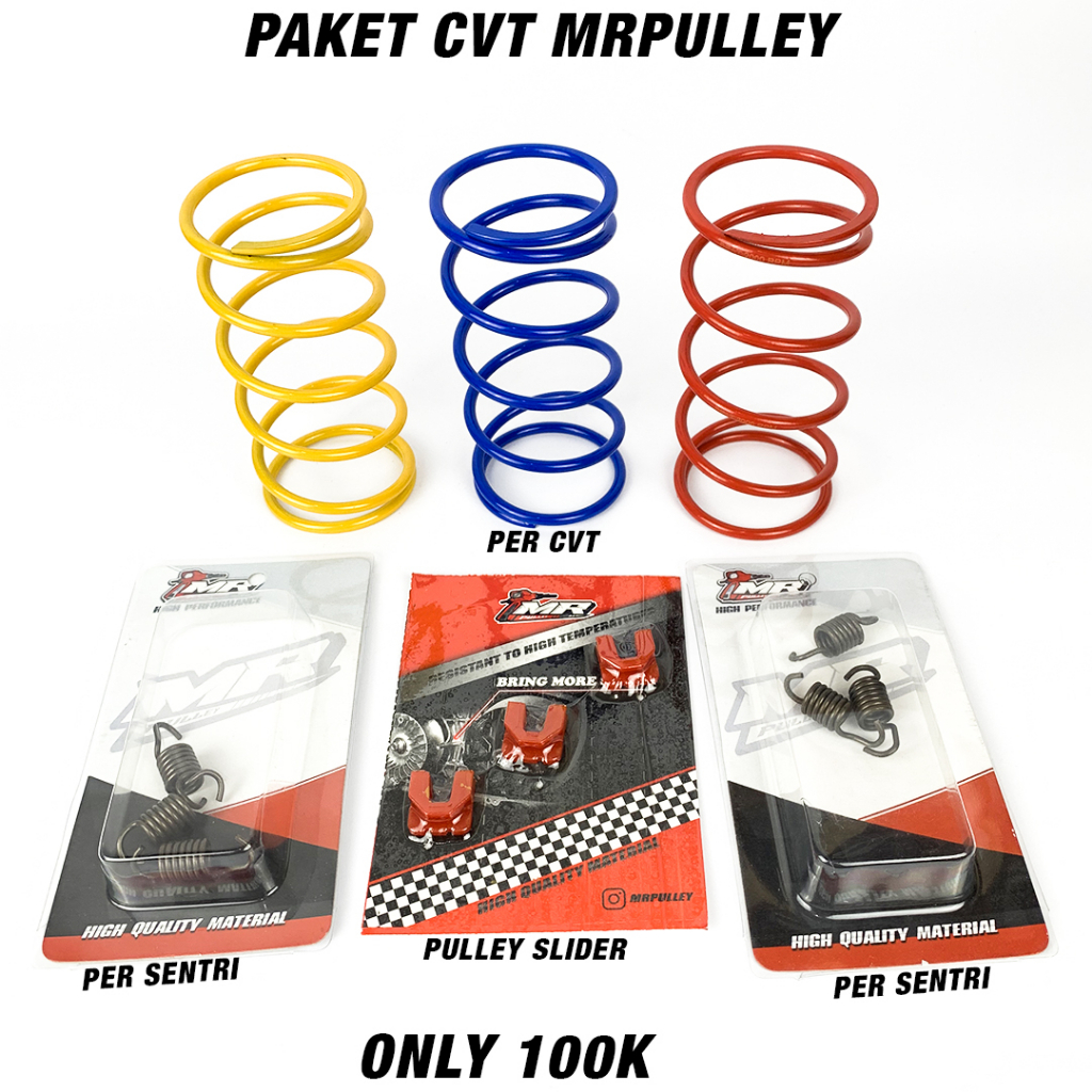 Jual PAKET HEMAT CVT MRPULLEY HONDA BEAT BEAT FI SCOOPY FI VARIO 125 ...