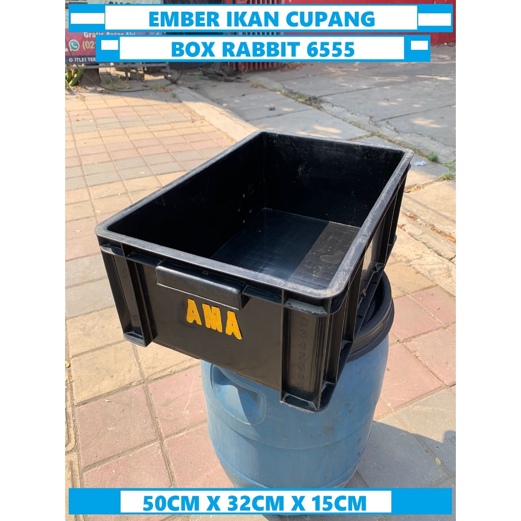 Jual Box Plastik Rapat Box Container Industri Bak Plastik Rabbit 6555 ...