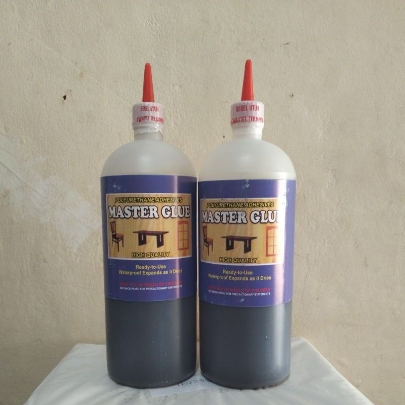 Jual Lem kayu Master Glue kemasan 1 kilo. untuk kayu basah.. lem madu. lem pu. Master glue 1 ...