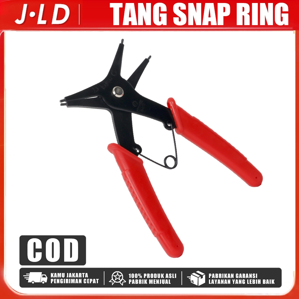 Jual JLD Tang Snap Ring Pliers 2-In-1 Lurus Buka Tutup Buka Tutup 2 ...