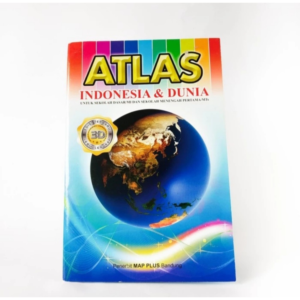 Jual Buku Atlas Indonesia & Dunia Edisi Terbaru 3D | Shopee Indonesia