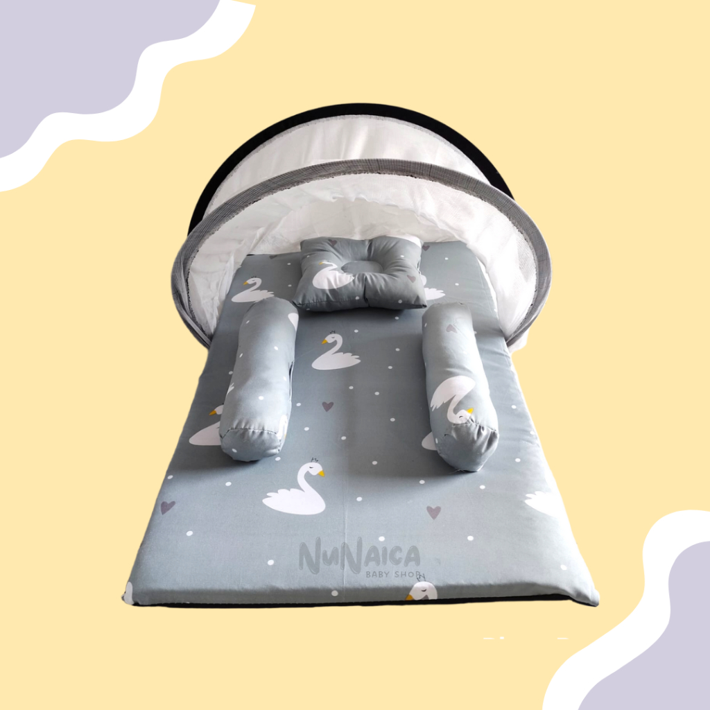 Jual KASUR MATRAS BAYI PLUS KELAMBU BISA DILEPAS 1 SET LENGKAP BANTAL ...