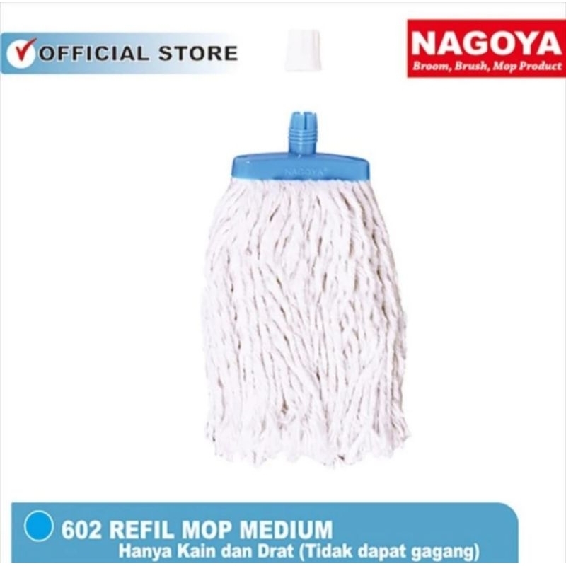Jual 602 Refil MOP Sumbu Medium Pel 12cm Nagoya Kain | Shopee Indonesia
