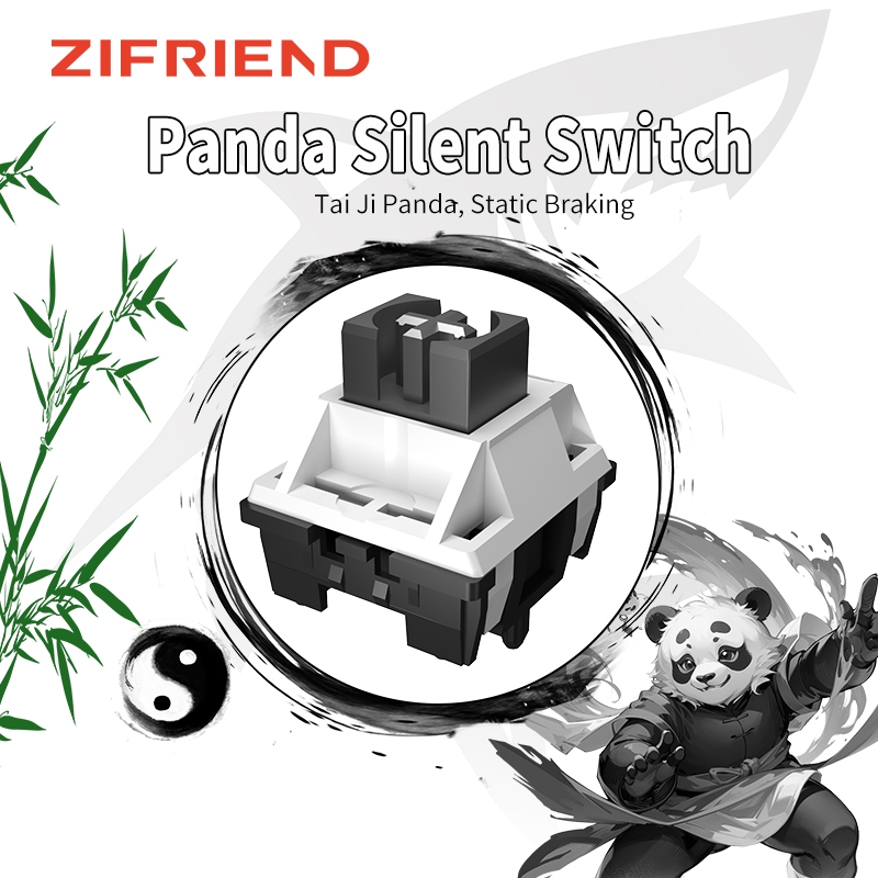 Jual Zifriend Panda Silent Switch linear Switch Mechanical Keyboard ...