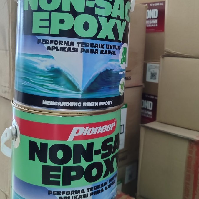 Jual LEM KAPAL PIONEER NON SAG EPOXY GALLON 1 SET 2 KALENG = 13KG ...