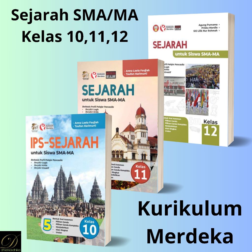 Jual Buku Sejarah SMA/MA Kelas 10/X/11/XI/12/XII Kurikulum Merdeka | Shopee Indonesia