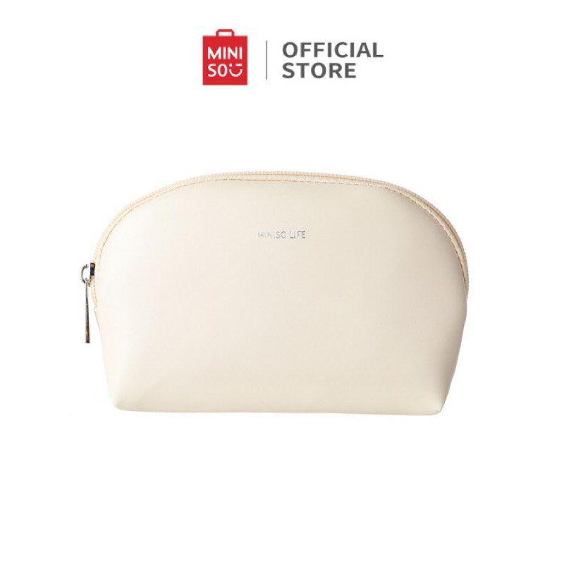 Jual Miniso Minimalist Half Moon Cosmetic Bag/Miniso Tas Kosmetic ...