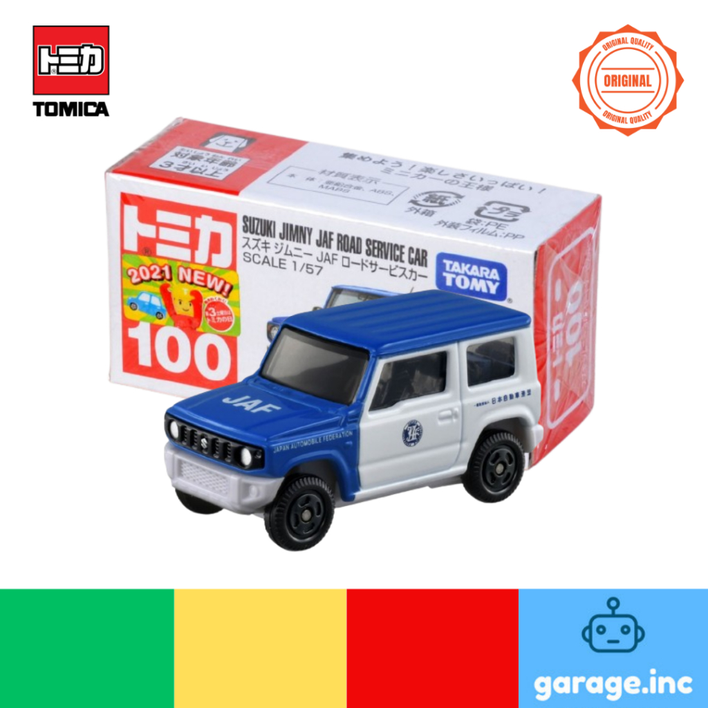 Jual TOMICA NO:100 "SUZUKI JIMNY JAF ROAD SERVICE CAR" | Shopee Indonesia