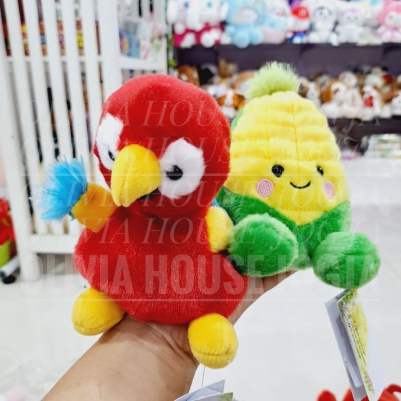 Jual Boneka Mini Palem Pales XS NO LABEL NO TAG Boneka Animal Macaw ...