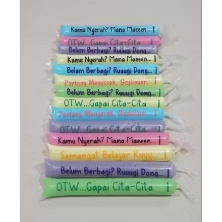 Jual plastik es mambo 3x20 (isi 150) 3x26 (isi 100)motif kata-kata ...
