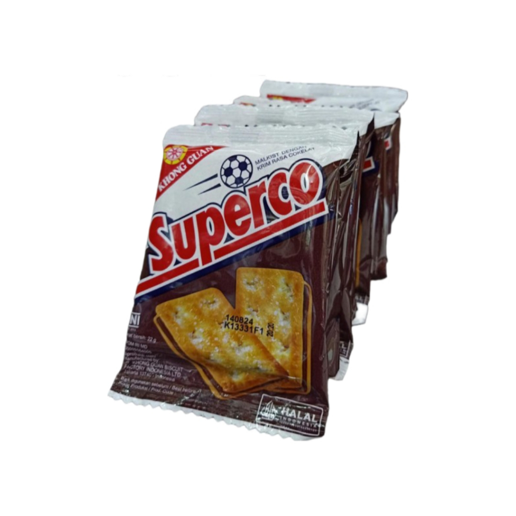 Jual Khong Guan Crackers Malkist Superco Chocolate ( 1 Renceng/10 Pcs ...