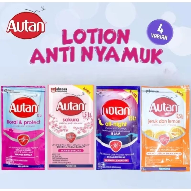 Jual AUTAN LOTION 1 RENCENG ISI 12 SACHET | Shopee Indonesia