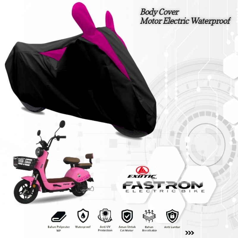 Jual sarung pelindung body Motor/Sepeda Electrik Waterproof cocok untuk ...