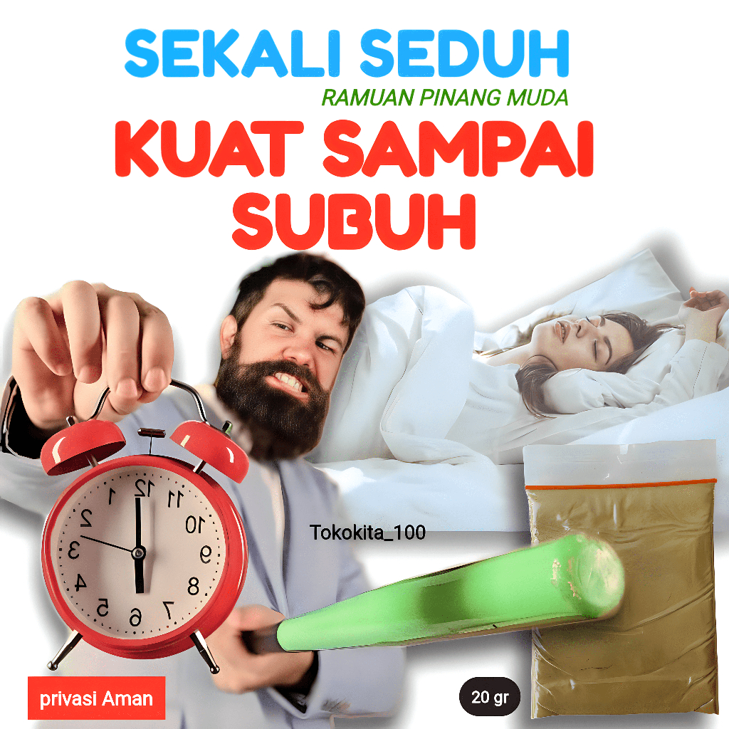 Jual Jamu Kuat Pria Tahan Lama Obat Herbal Penambah Stamina Lelaki Perkasa 1 Sachet x 20 gr ...