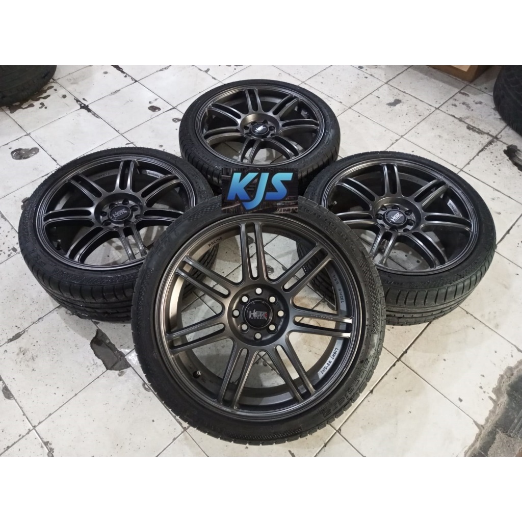 Jual Velg Mobil Racing Bekas Ring 18 HSR Boon Pcd 4x100 4x114 Ban 215/40 R18 Buat Yaris Avanza ...