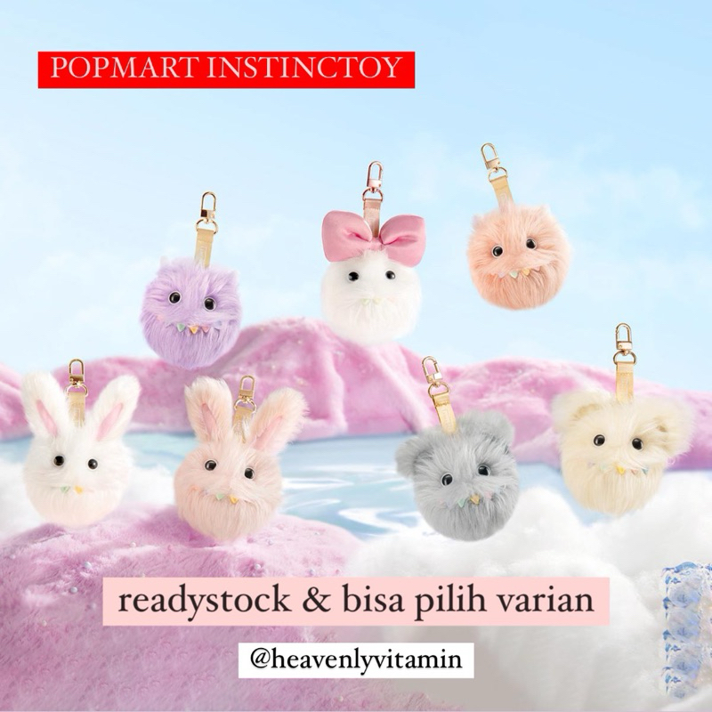Jual Pop Mart Instinctoy Fantasy World Plush Keychain Original 100% ...
