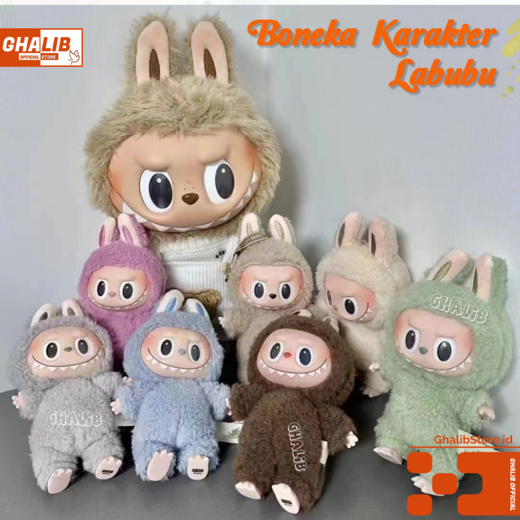 Jual Boneka Labubu Murah Labubu Boneka Viral Mainan Anak Boneka Labubu The Monster Macaron ...
