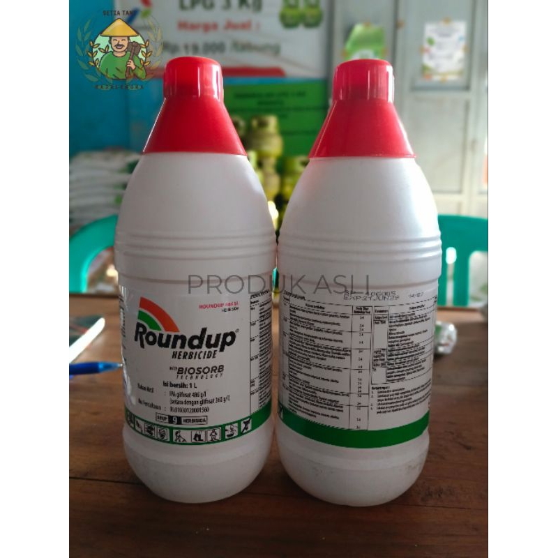 Jual Rundup 486 SL 1 Liter / Obat Pembasmi Rumput atau Gulma (Herbisida ...