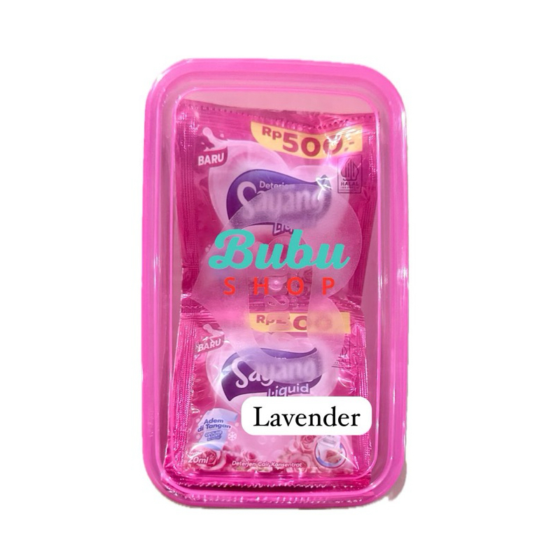 Jual Detergen sabun sayang liquid 20 ml isi 24 sachet (Free new BOX ...