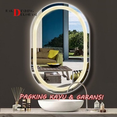 Jual Cermin Led Gantung Kamar Mandi Tempel Dinding Wastafel Aesthetic ...