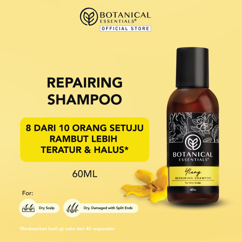 Jual Botanical Essentials - Repairing Shampoo YLANG 60ml | Shopee Indonesia