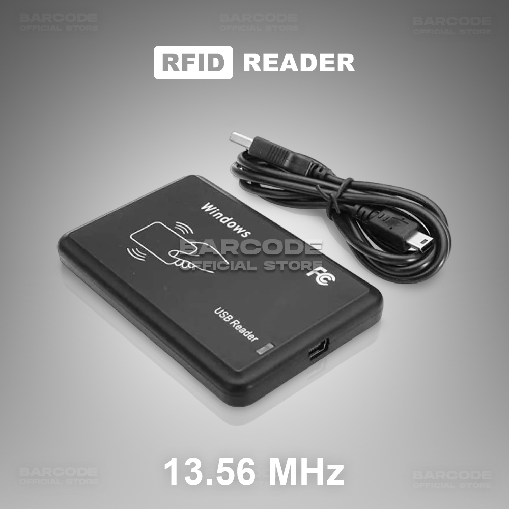 Jual RFID Reader Mifare 13,56 MHz Pembaca ID Kartu 13,56MHz Plug and ...
