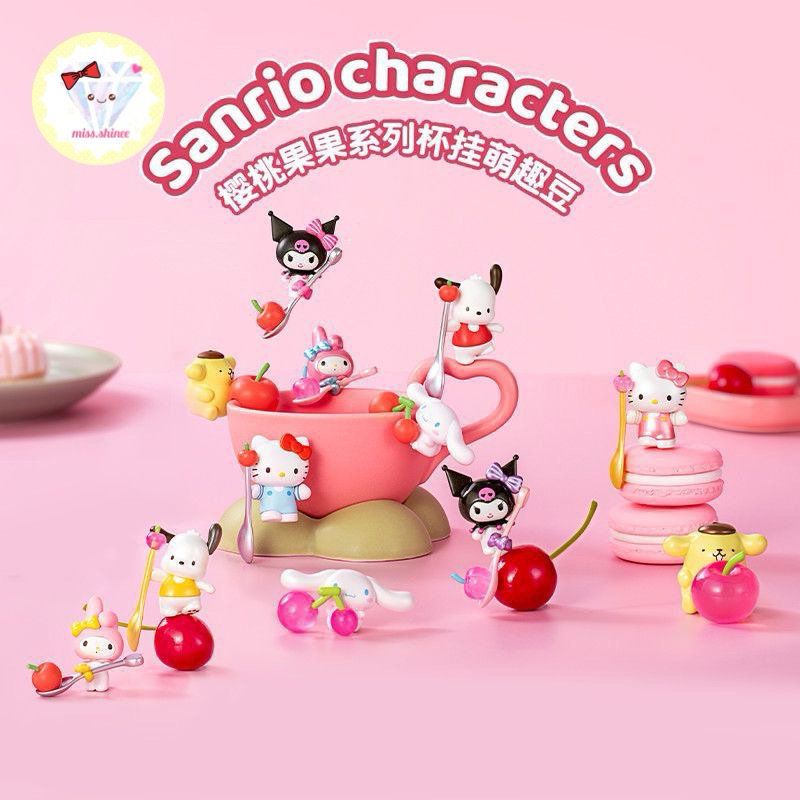 Jual sanrio mini blind box bb figure mini cup aksesoris pajangan ...