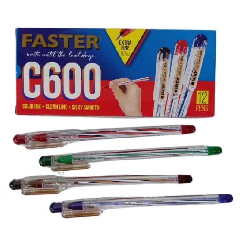 Jual Pulpen Faster C600 0.7mm | Shopee Indonesia