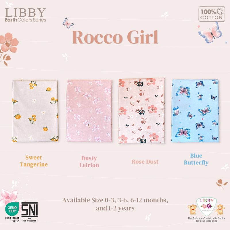 Jual LIBBY BEDONG EARTH COLORS // ROCCO BOY // ROCCO GIRL (1 PCS) | Shopee Indonesia