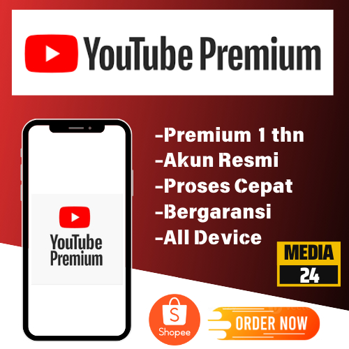Jual YT Premium 1 Tahun Bergaransi Untuk Semua Device | Shopee Indonesia