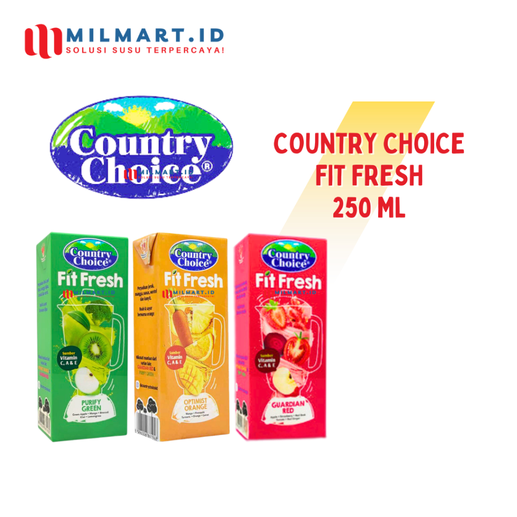 Jual COUNTRY CHOICE FIT FRESH JUICE 250ML MINUMAN SARI BUAH GUARDIAN ...