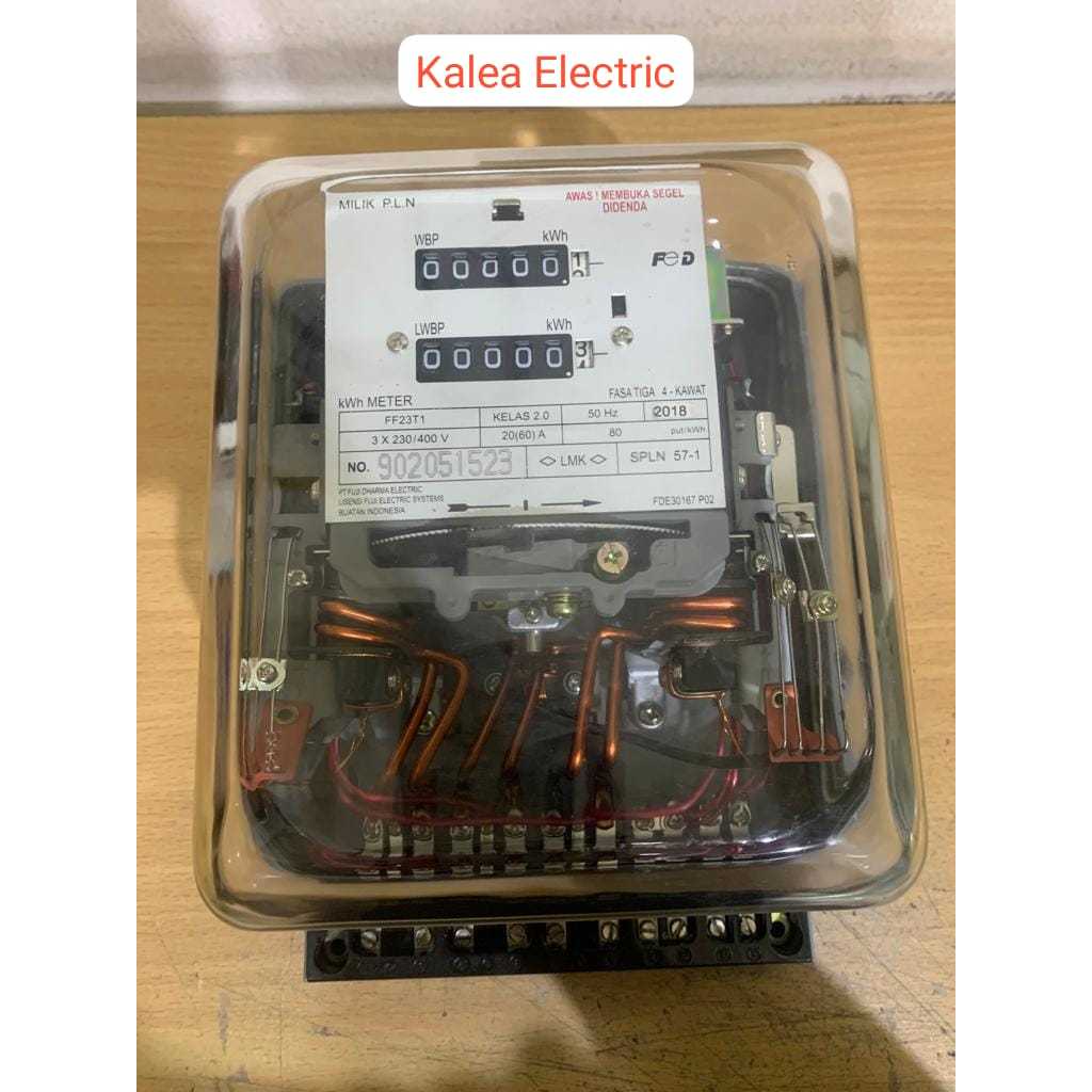 Jual KWH METER FUJI DHARMA 3 PHASE DOUBLE TARIF 20(60) | Shopee Indonesia