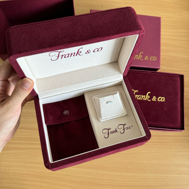 Jual Box Frank & Co Frank Fire Kotak Perhiasan / Ring, Earring ...