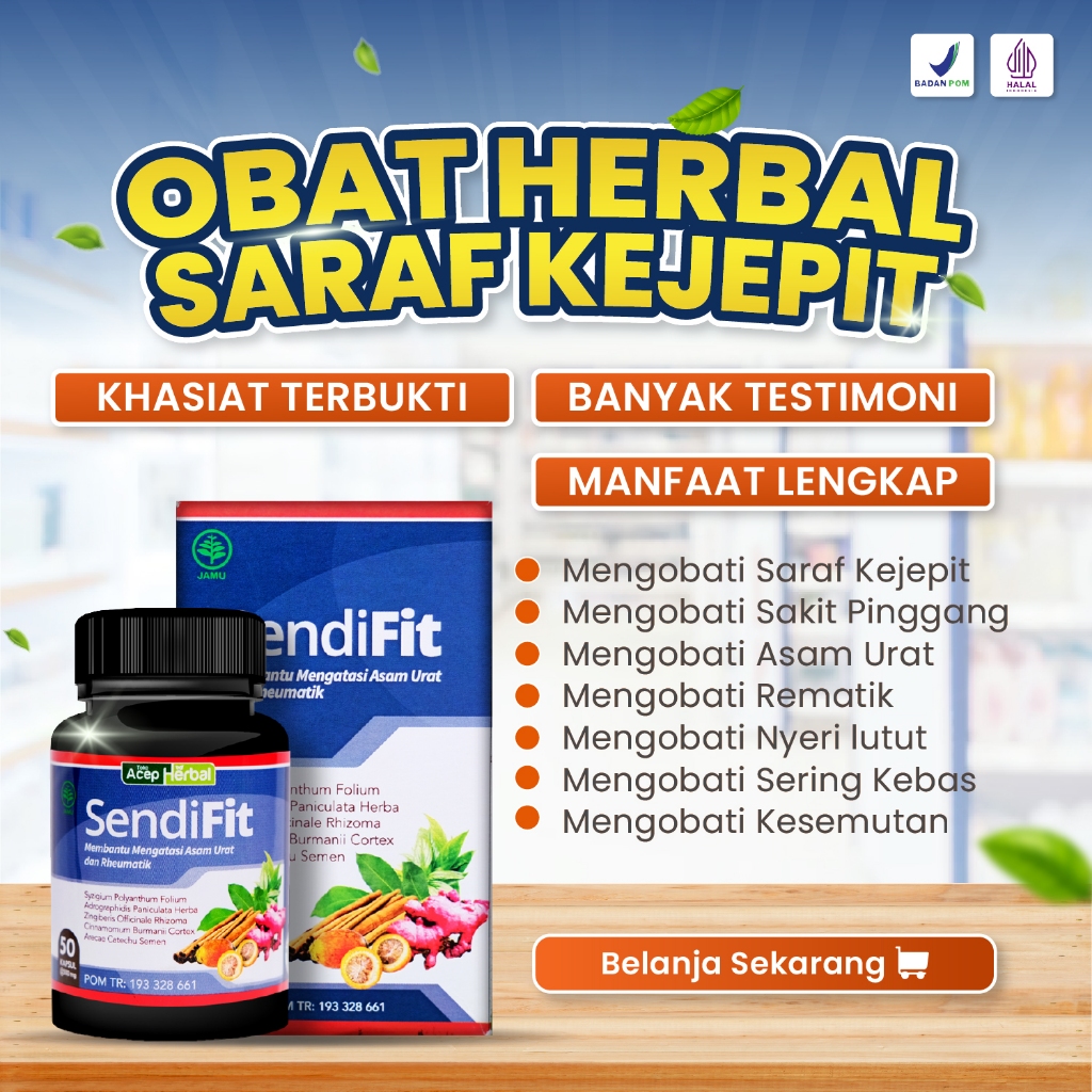 Jual Obat Saraf Kejepit Sakit Bokong Sampai Ke Kaki Pantat Panggul ...