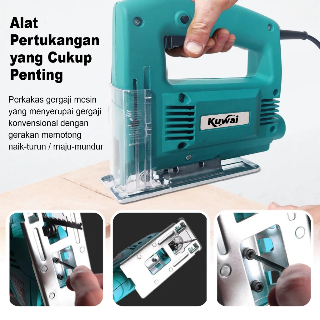 Jual Mesin Gergaji Jigsaw 750W Kekuatan Tinggi Mesin Gergaji Kayu Jig ...