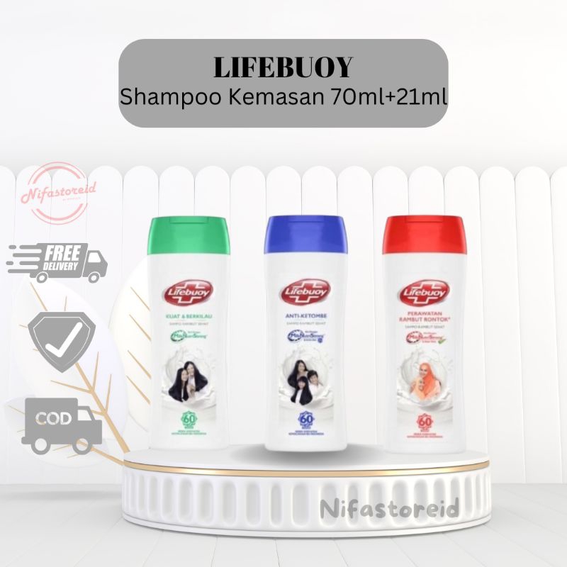 Jual 4 Botol Shampo Lifebuoy isi 70ml+21ml | Shopee Indonesia