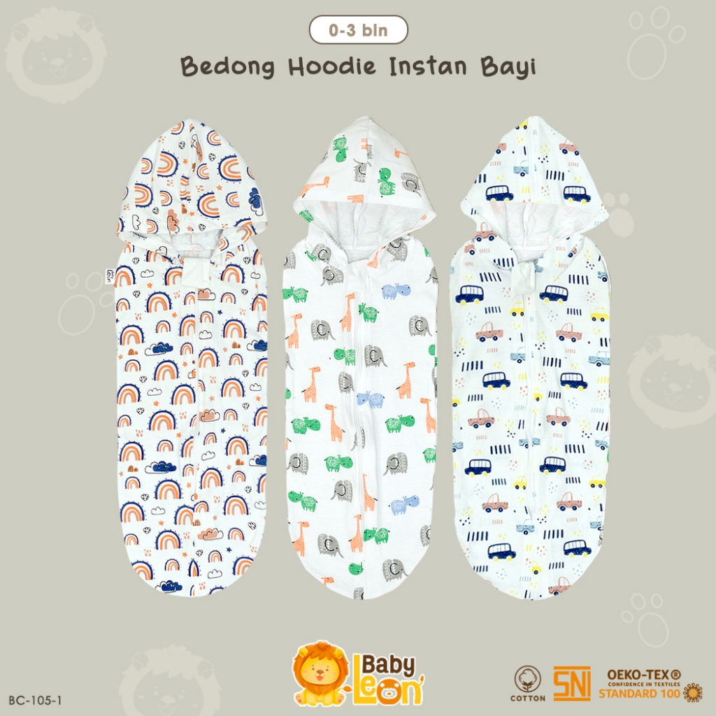 Jual BABY LEON Bedong Bayi Newborn GEN 1 Bedong Instan Bayi Baju Bayi ...